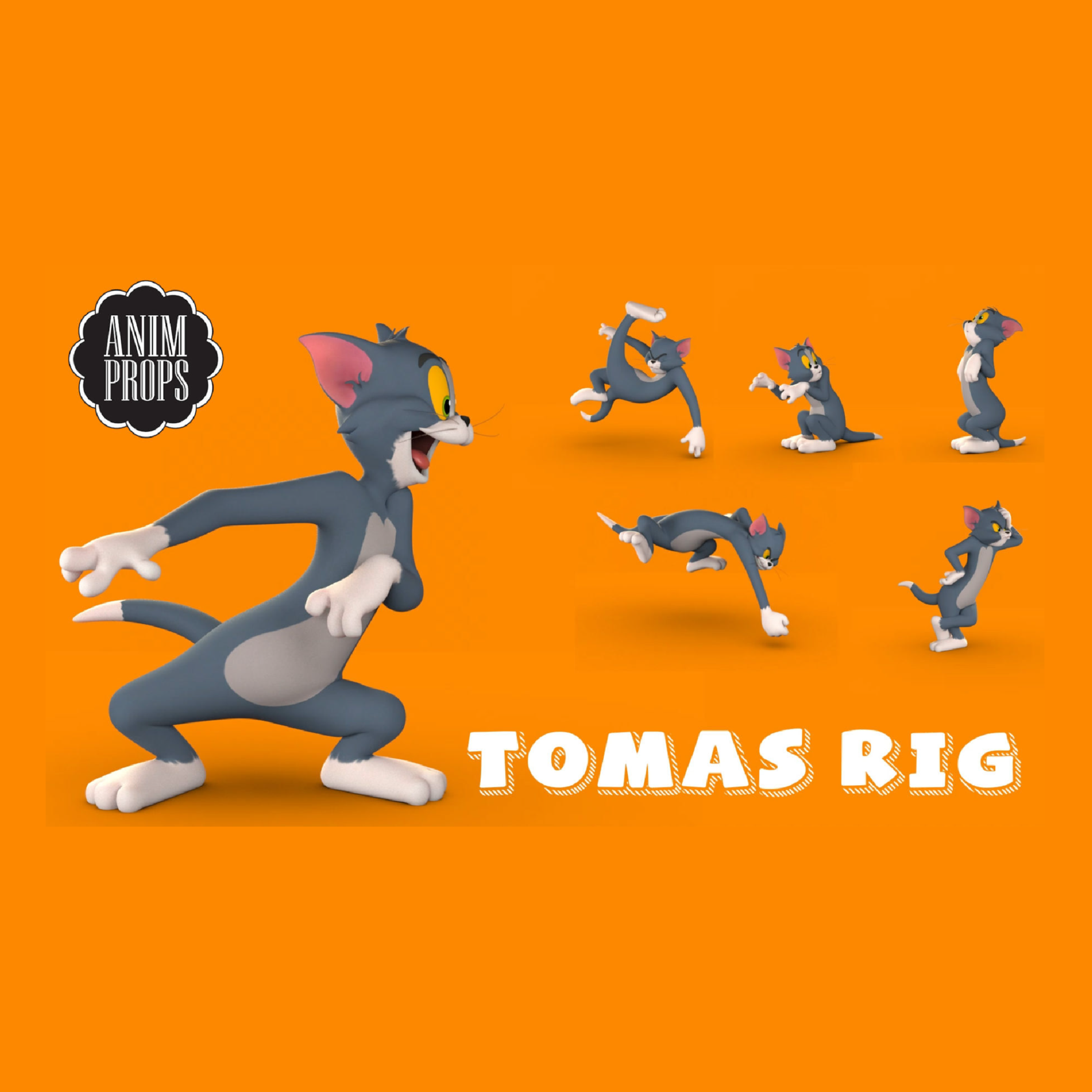 Шість безкоштовних рігів персонажів для мультяшної анімації