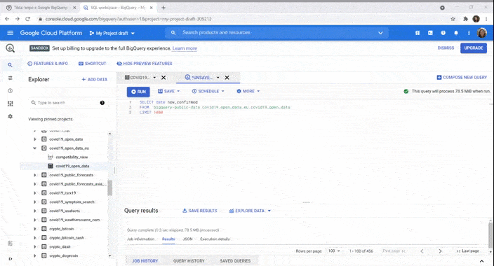 Інтро в Google BigQuery: робимо перші кроки та запити